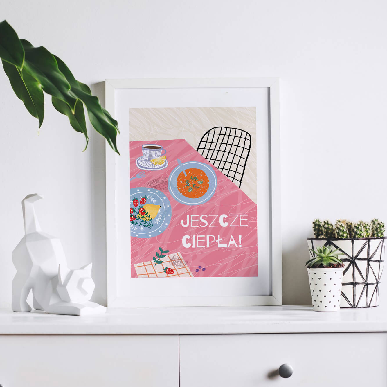 Plakat A4 dla Babci - Domowy stoł, jak u Babci - Cardie.pl